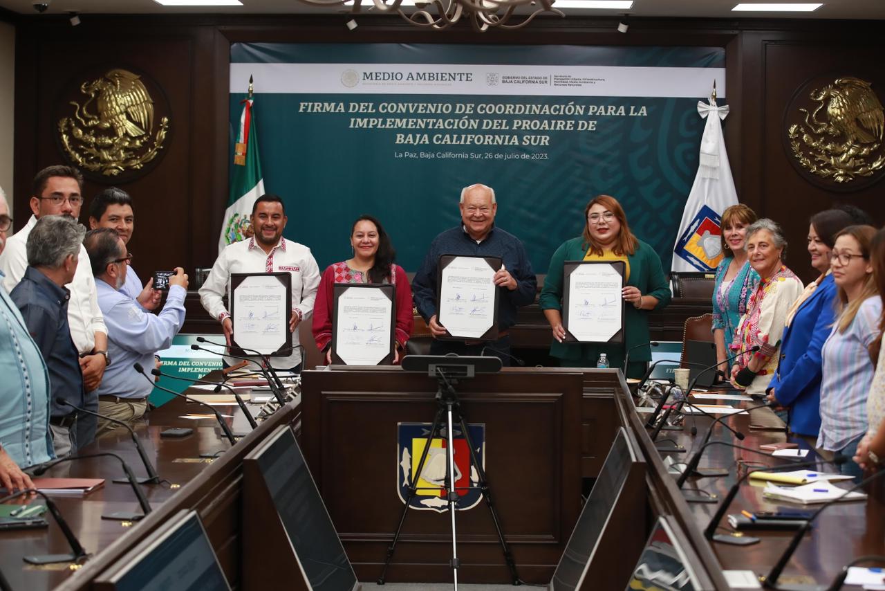 FIRMAN GOBIERNO DEL ESTADO Y SEMARNAT CONVENIO DE TRABAJO PARA MEJORAR LA CALIDAD DEL AIRE ...