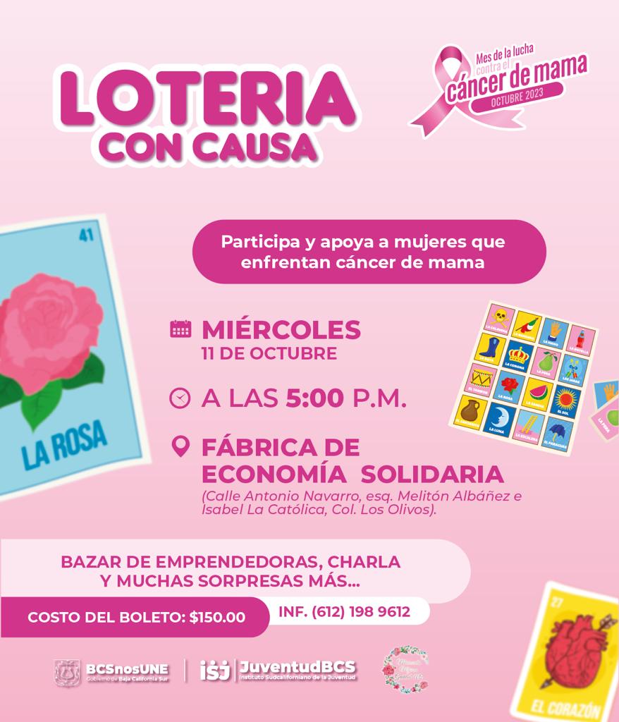 LOTERIA CON CAUSA EN BENEFICIO DE MUJERES CON CÁNCER – Gobierno de Baja ...