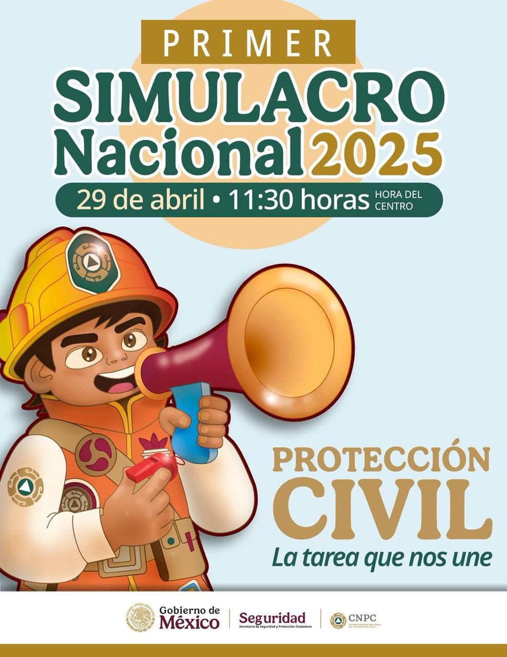 Gobierno Estatal invita a participar en el primer simulacro nacional 2025 – Gobierno de Baja ...